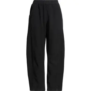 Marine Layer Pull-on Barrel Leg Twill Pants - Black