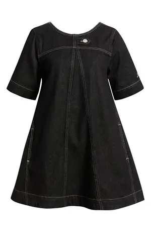 DAMSON MADDER Bridget Organic Cotton Denim Mini Dress