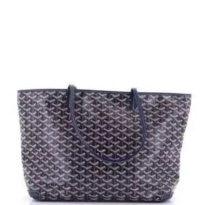 Goyard Artois Tote Coated Canvas Mm - Blue