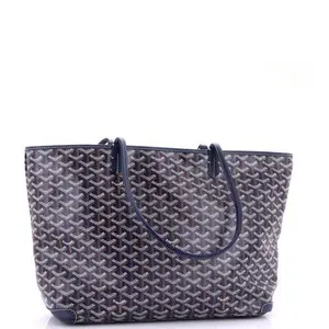 Goyard Artois Tote Coated Canvas Mm - Blue