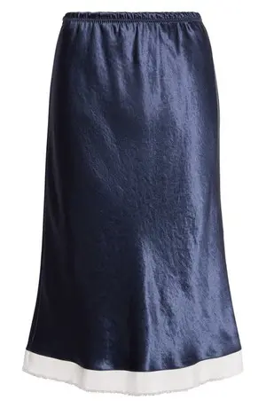 Maria Mcmanus Bias Ribbon Midi Skirt