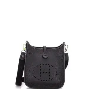 Hermès Evelyne Bag Gen Iii Clemence Tpm - Black