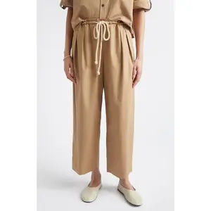 Maria Mcmanus Organic Cotton Balloon Drawstring Pants - Walnut