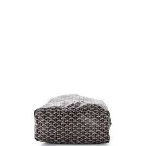 Goyard Saint Louis Tote Coated Canvas Pm - Black