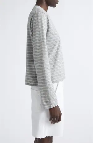 KALLMEYER Wynn Stripe Long Sleeve Cotton T-shirt