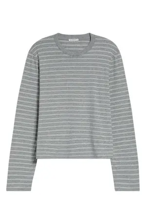 KALLMEYER Wynn Stripe Long Sleeve Cotton T-shirt
