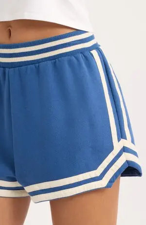 BILLABONG Heritage Fleece Shorts With Striped Trim