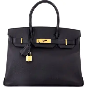Hermès Birkin Handbag Epsom With Gold Hardware 30 - Black