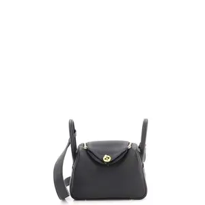 Hermès Lindy Bag Clemence Mini - Black