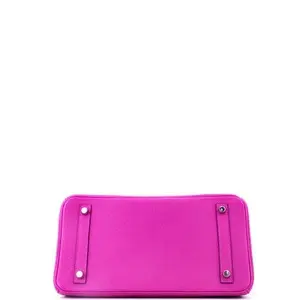 Hermès Birkin Handbag Epsom With Palladium Hardware 30 - Pink