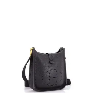 Hermès Evelyne Bag Gen Iii Clemence Tpm - Black