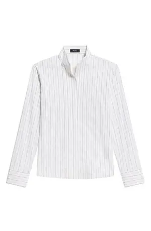Theory Stripe Tailored Shirt