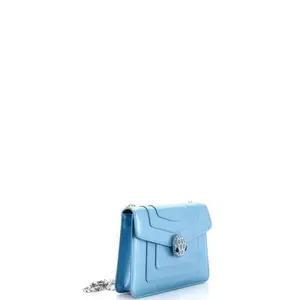 BVLGARI Serpenti Forever Square Shoulder Bag Patent Small