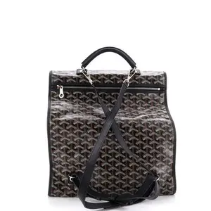 Goyard Saint Leger Briefcase Backpack Coated Canvas