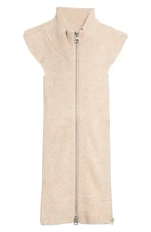 Veronica Beard Merino Wool & Cashmere Uptown Dickey - Oatmeal
