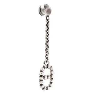 Hermès Chaine D'ancre Alea Ii Dangle Earrings Sterling Silver