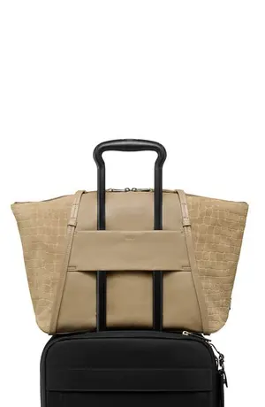 Tumi Q Leather Tote