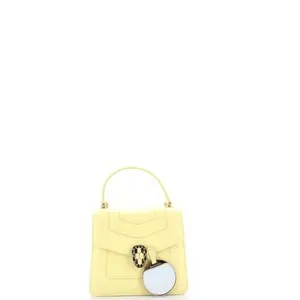 BVLGARI Serpenti Forever Top Handle Bag Leather Small