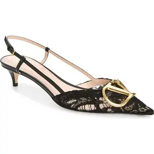 Valentino Garavani Vlogo Slingback Pump