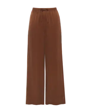 NUDEA Eco-luxe Drawstring Trouser Cocoa - Brown