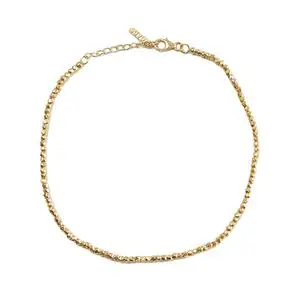 Argento Vivo The Cecilia Nugget Anklet - Silver
