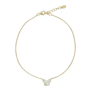 Argento Vivo The Mop Butterfly Anklet