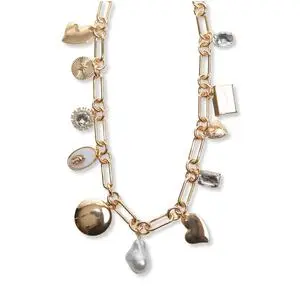 Argento Vivo The Esme Charm Locket Necklace - Gold