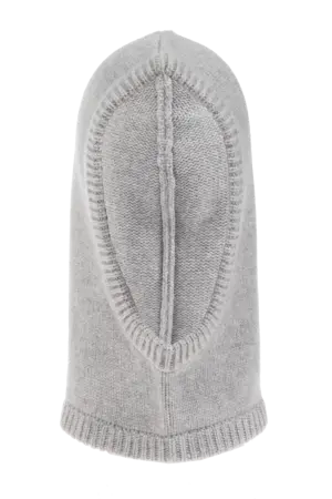 LISA YANG Cashmere Hood "astri - Grey