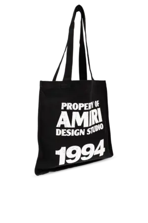 Amiri Cotton Tote Bag With Print