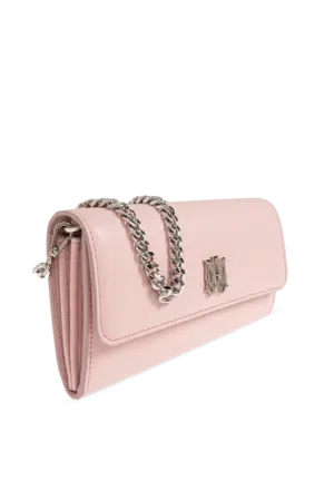 Amiri Leather Wallet On A Chain