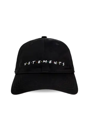 Vetements Baseball Cap - Black