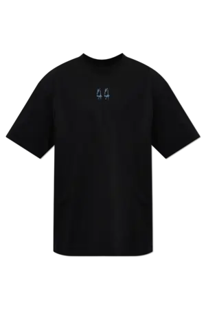 44 LABEL GROUP T-shirt With Printed Logo - Black