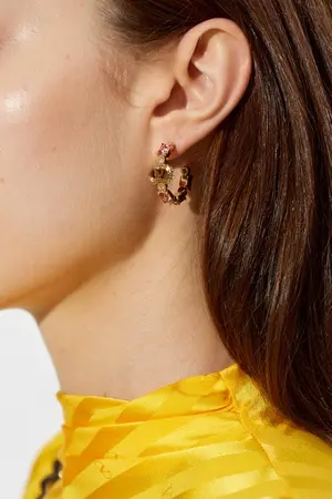 Valentino Garavani Earrings With Shimmering Crystals