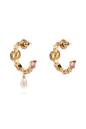 Valentino Garavani Earrings With Shimmering Crystals