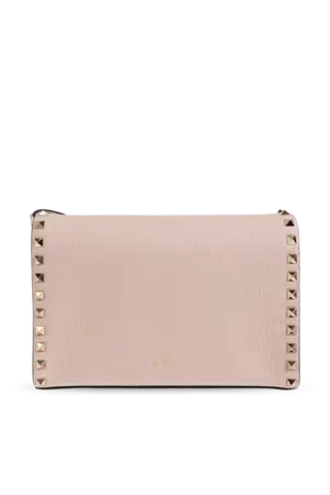 Valentino Garavani Studded Leather Shoulder Bag - Pink