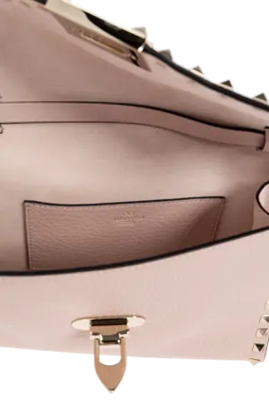 Valentino Garavani Studded Leather Shoulder Bag - Pink