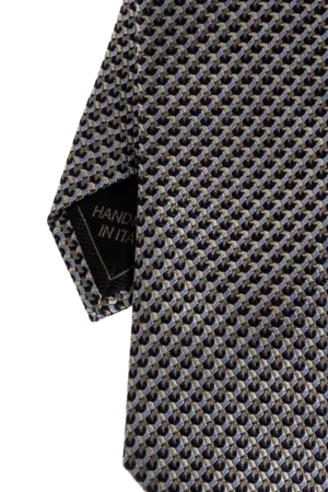 Brioni Silk Tie - Silver