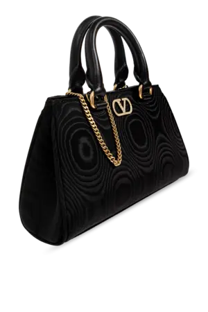 Valentino Garavani Bag With Crystal Embellished Logo