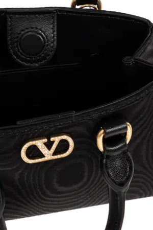 Valentino Garavani Bag With Crystal Embellished Logo