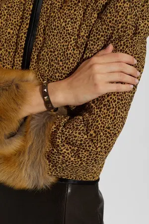 Valentino Garavani Suede Bracelet With Studs