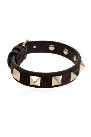 Valentino Garavani Suede Bracelet With Studs