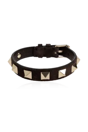 Valentino Garavani Suede Bracelet With Studs