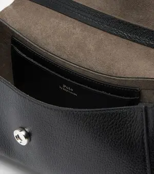 Polo Ralph Lauren Leather Top-handle Bag - Black