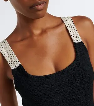 Hunza G Zoe Polka-dot Swimsuit