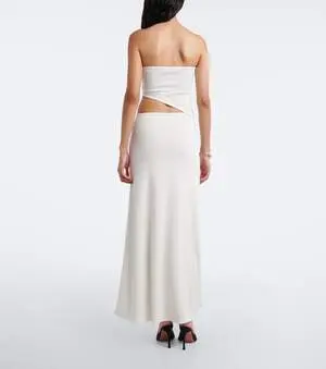 Christopher Esber Embellished Cutout Jersey Maxi Dress