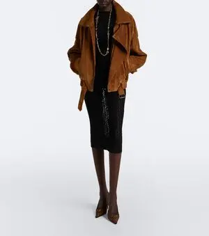 Saint Laurent Semi-sheer Pointelle Top
