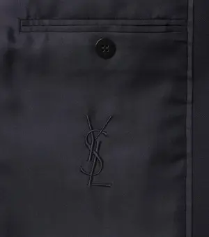 Saint Laurent Wool Gabardine Blazer