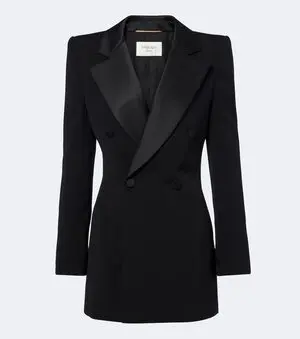 Saint Laurent Wool Blazer Dress