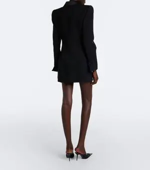 Saint Laurent Wool Blazer Dress