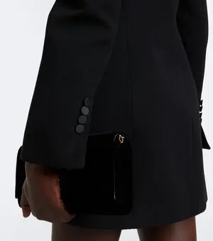 Saint Laurent Wool Blazer Dress